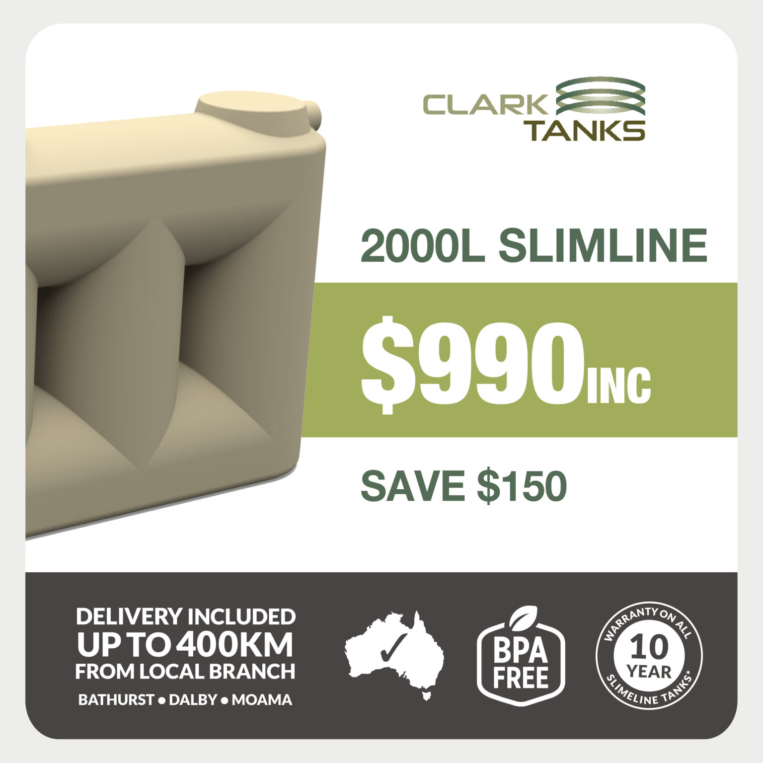 Dalby Specials | Clark Tanks Poly Water Tanks